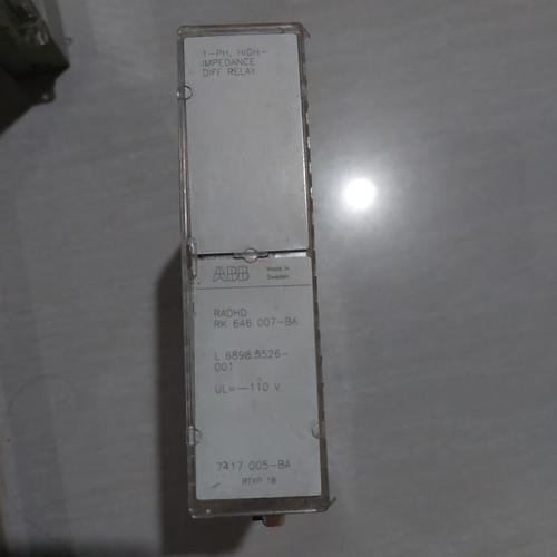 Jual Abb Radhd Rk 646 007-Ba 1-Ph. High-Impedance Diff Relay Abb ...