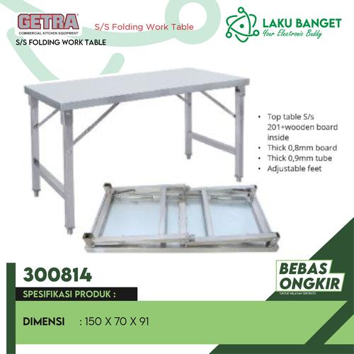 Jual Folding Work Table Getra 300814 / Meja Stainless Lipat Original ...
