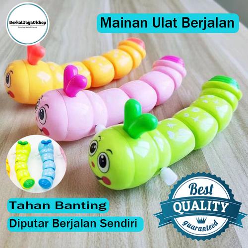 Jual Mainan Ulat Bergerak Berjalan Mainan Anak Lucu Diputar Berjalan ...