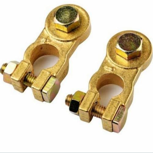 Jual Brass Battery Terminal / Battery Terminal Set Positive Negative ...