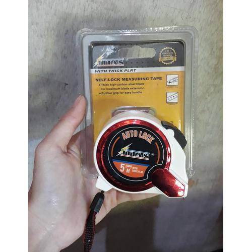 Jual Meteran 5M TITAN AUTOLOCK / Rol Meteran Besi 5 Meter - Steel ...