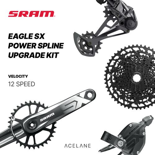 Jual Groupset MTB Sram SX Eagle Power spline 12 speed - Complete kit ...