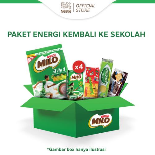 Promo Paket Susu MILO Activ-Go 3in1 990g + MILO Susu UHT Milk 180ml x ...