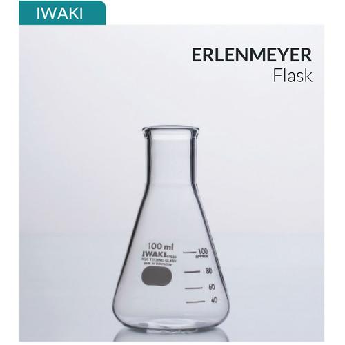 Jual ERLENMEYER FLASK 500mL Ø108XL173mm Labu x Erlenmeyer 500mL. IWAKI ...