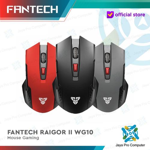 Jual Mouse Gaming Wireless Fantech WG10 Raigor II - Optical Mouse ...