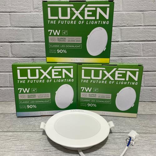 Jual LUXEN CLASSIC DOWNLIGHT LED PANEL 7W INBOW IB BULAT BERGARANSI ...