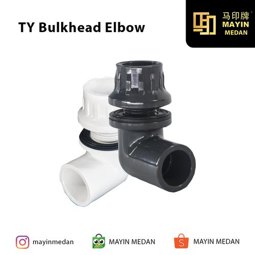 Jual TY Bulkhead Elbow / Fitting Vault ring Pipa Pipe U – PVC by 3 ...