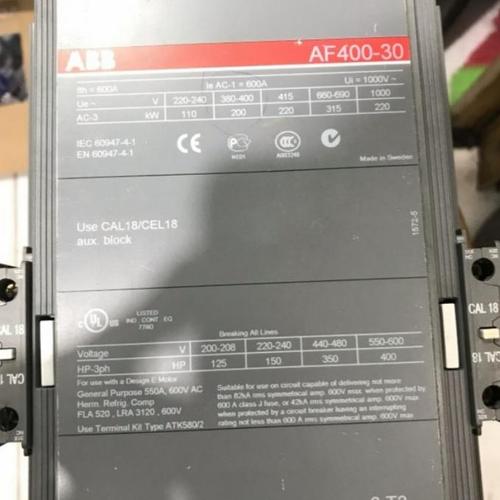 Jual Contactor/Kontaktor Abb Af400-30 600A Volt 220 - Jakarta Barat - Mitra Autopedia Nusantara ...