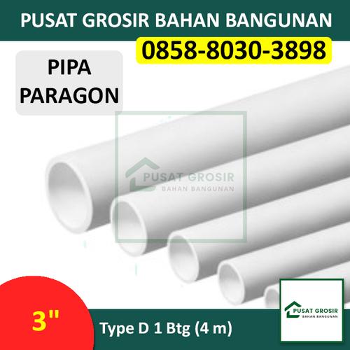 Jual Pipa PVC Paragon 3" Inch D Per Batang Panjang 4 Meter - Jakarta ...