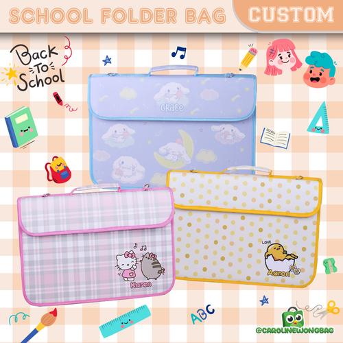 Jual TAS FOLDER DOKUMEN ANAK (PO SATUAN ) SCHOOL FOLDER BAG - KANTONG ...