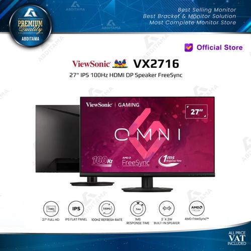 Jual Monitor LED Gaming ViewSonic VX2716 IPS 27" 100Hz 1ms FHD Speakers - Jakarta Pusat - SSK ...