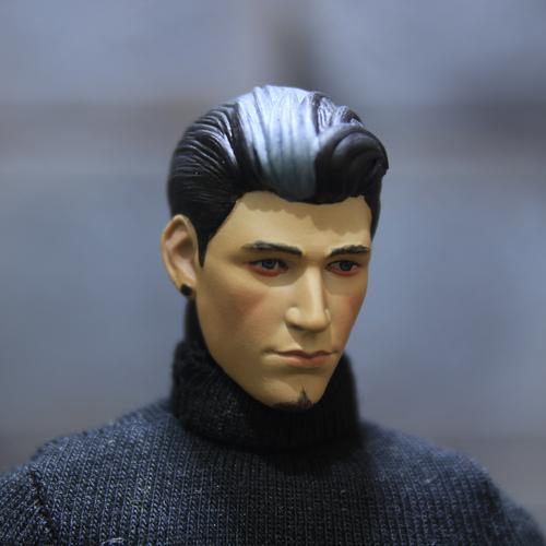 Jual 1/12 Custom Mezco Marvel Legends Robbie Reyes Ghost Rider Head ...