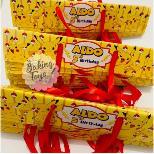 Jual Label Snack Plastik Goodie Bag Hampers / Souvenir - Pokemon ...