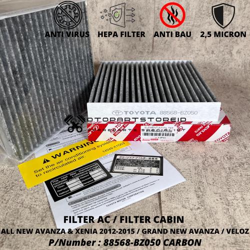 Jual FILTER AC / CABIN GRAND NEW AVANZA XENIA RUSH TERIOS 88568-BZ050 ...