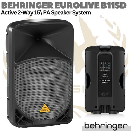 Promo BEHRINGER EUROLIVE B115D Active 2 Way 15" PA Speaker System ...