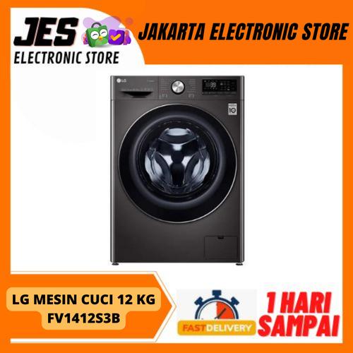 Promo LG FV1412S3B MESIN CUCI FRONT LOADING 12 KG TURBO WASH Cicil 0% ...