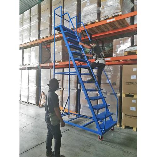 Jual Tangga Dorong . Rolling Ladders . Mobile Stairs . Tangga Gudang ...