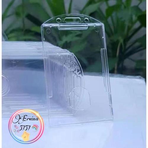 Jual 50pcs casing id card mika / casing id card acrylic / tempat id ...