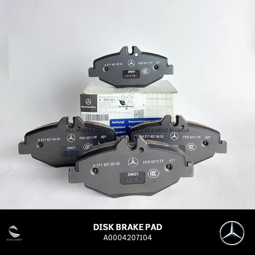 Jual KAMPAS REM DISK BRAKE PAD [A0004207104] Chassis: C211 - Kota ...