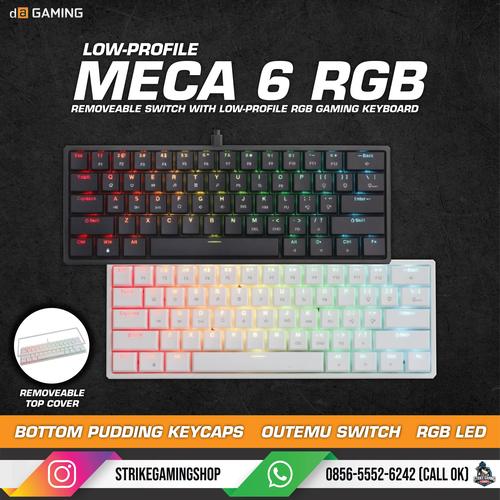 Jual DIGITAL ALLIANCE MECA 6 RGB LOW-PROFILE 60% MECHANICAL GAMING KEYBOARD - BLACK, BLUE SWITCH ...