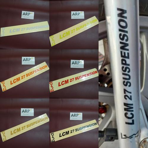 Jual STICKER STICKER SHOCK LCM 27 SUSPENSION CUTTING - Gold - Jakarta ...
