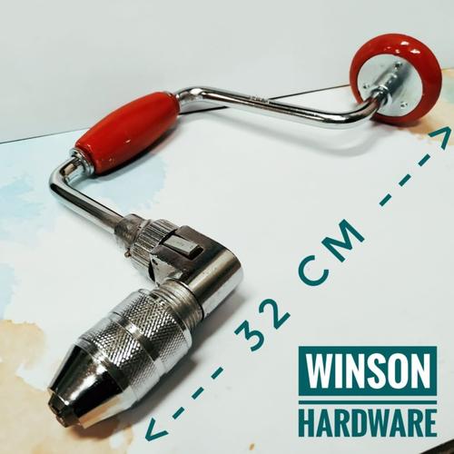 Jual Bor Engkol Manual 12" | Bor Tangan Manual Putar 10mm x 4 gigi ...