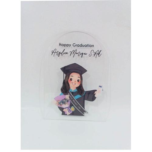 Jual Custom Cetak Akrilik 3mm + Print UV CMYK & White 10x12 cm - Kota ...