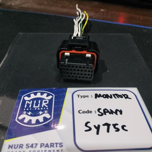 Jual monitor sany sy75c soket socket connector nur547parts - Kota ...