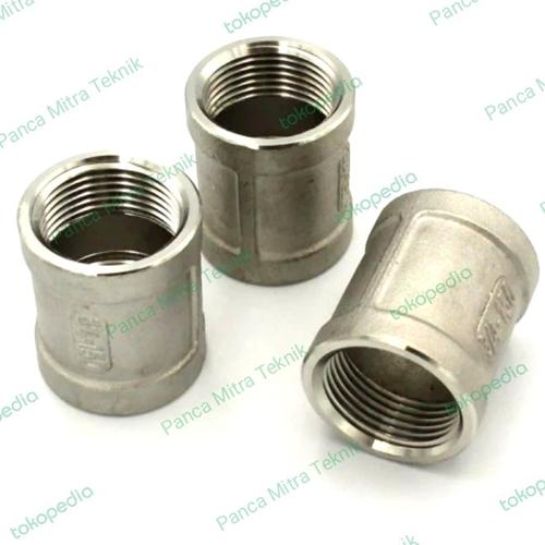 Jual 1/4" inch Socket Banded / Fitting Drat Dalam Stainless SS304 ...