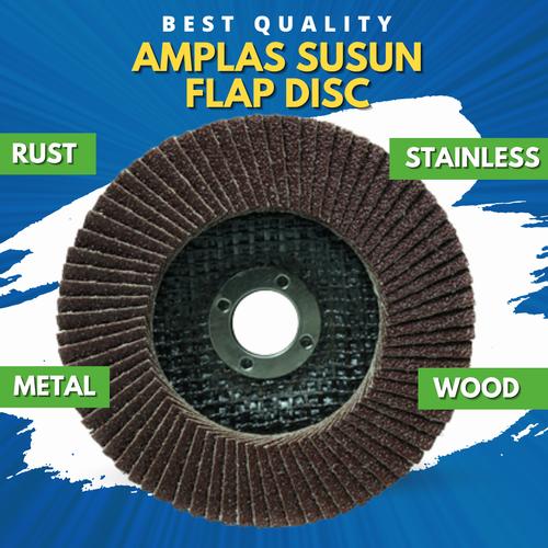 Jual Amplas Flap Disc 4 in Inch Susun Grit 40 60 150 180 240 " Flapdisc ...