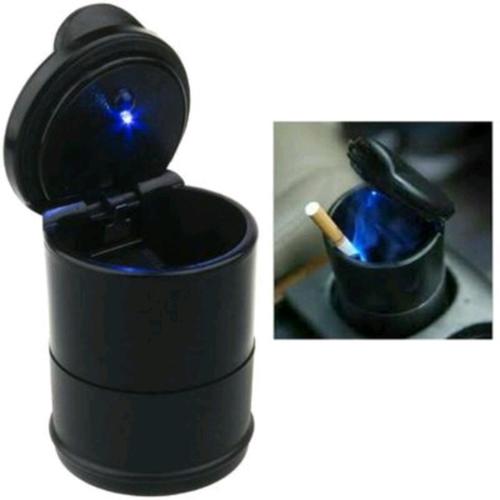 Jual asbak mobil led portable ashtray/asbak cantik aksesoris mobil ...