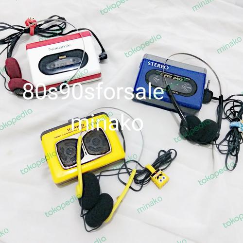 Jual 3 walkman + 3 headphone 80s style retro vintage Nakamiki, Sunnyco - Jakarta Selatan ...