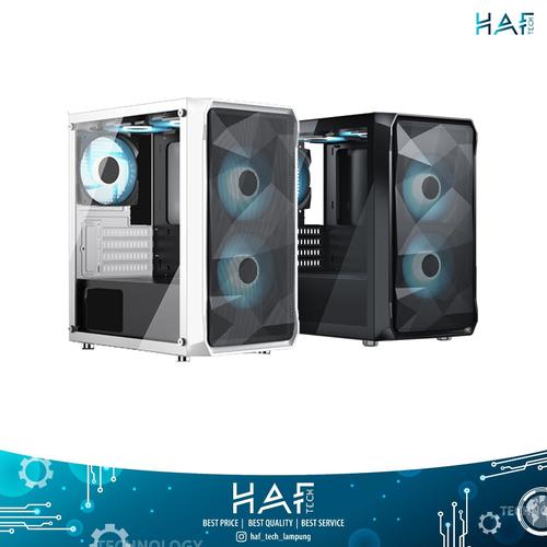 Jual VenomRX PRAVA Tempered Glass Side M-ATX Gaming Case Venom RX ...