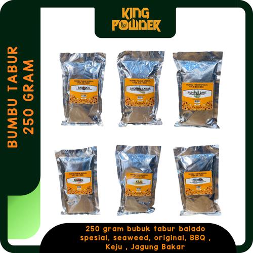 Jual Bubuk Tabur Pedas/seaweed/balado/bbq/jagung bakar/ Keju Bubuk 250 ...