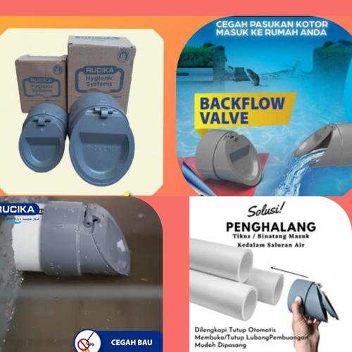 Jual Katup Pipa 3 In Otomatis Buka Tutup pembuangan Air Got 4 Inch - 3 ...