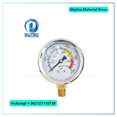 Jual Pressure Gauge/ Pengukur Tekanan Mesin Injeksi Beton - Kota ...