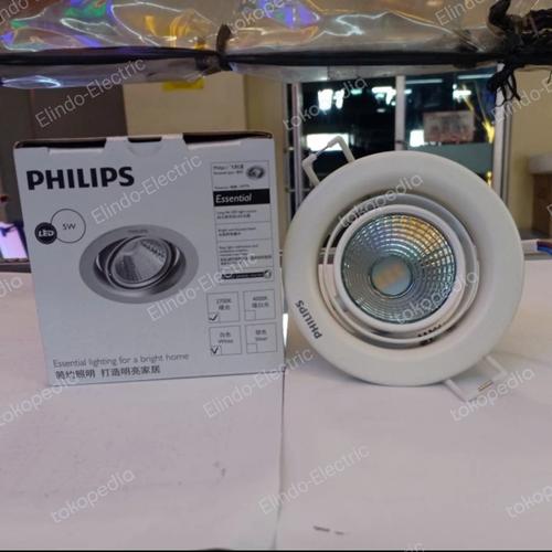 Jual Lampu Led Spotlight Philips 5Watt/5W Downlight Spot Philips ...