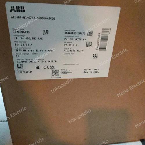 Jual Abb Acs580-01-073A-4+B056 37Kw 3Phase 380V Inverter - Jakarta ...