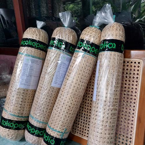 Jual anyaman rotan bunga tanjung / mata ayam / webbing rattan 50x450 ...