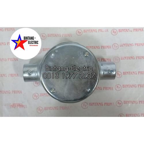 Jual T Dus Besi Galvanis 2 Cabang T Dus 2 way Besi Galvanis E25 ...