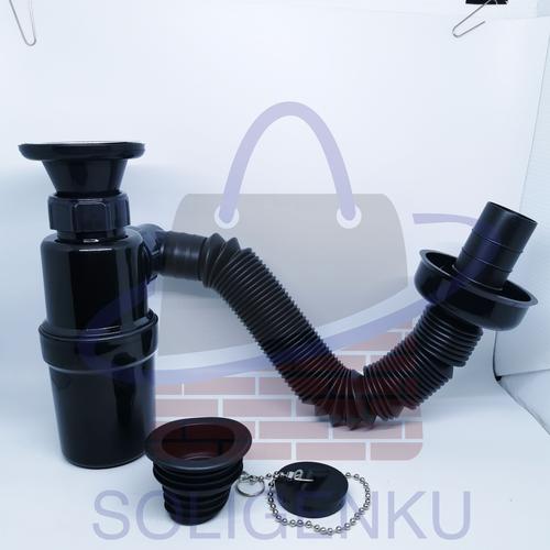 Jual Sifon wastafel botol model soligen/ sifon botol plus selang ...