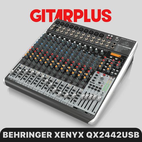 Jual BEHRINGER XENYX QX2442USB Premium 24 Input 4/2 Bus Audio Mixer ...
