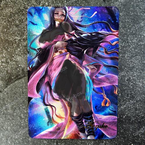 Jual SC Demon Slayer Nezuko Kamado Metal Hairline Texture Hologram ...
