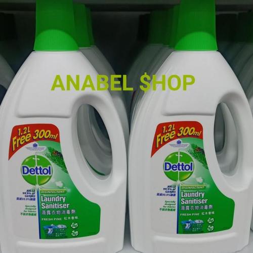 Jual Dettol Disinfectant Laundry Sanitiser Fresh Pine Detergent ...
