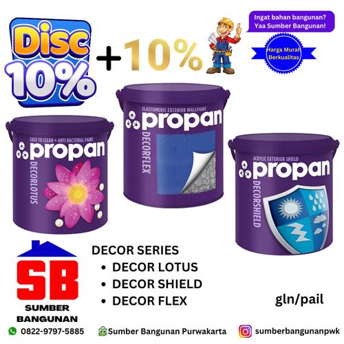 Jual CAT TEMBOK PROPAN DECOR SHIELD TINTING REQUEST WARNA GALON PAIL ...