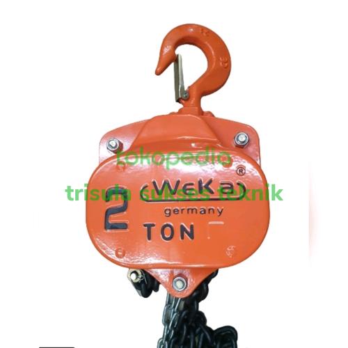 Jual Takel 2 Ton x 2 Meter Heavy Duty Weka Chain Block 2 Ton x 3 Meter ...