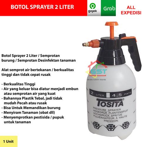 Jual botol sprayer 2 liter/semprotan burung/semprotan desinfektan ...