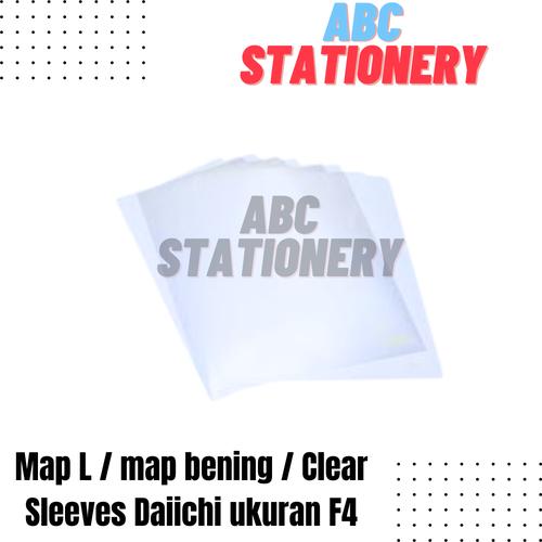 Jual Map L / map bening / Clear Sleeves Daiichi ukuran F4 (isi 12 pcs ...