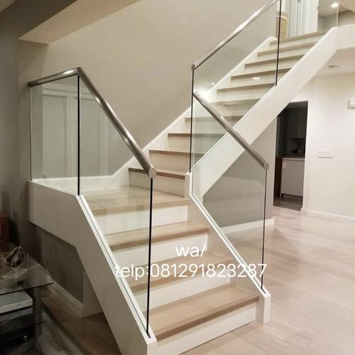 Jual Railing tangga kaca dan balkon stainles+kaca 10 mm tempered ...