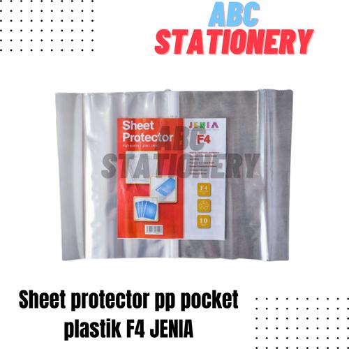 Jual sheet protector pp pocket plastik F4 JENIA (isi 10 sheet) - Jakarta Barat - Toko ABC pasar ...